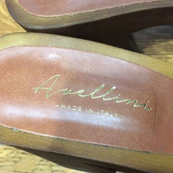 Avellini | Shoes | Avellini Leather Heeled Sandals Size 75 | Poshmark